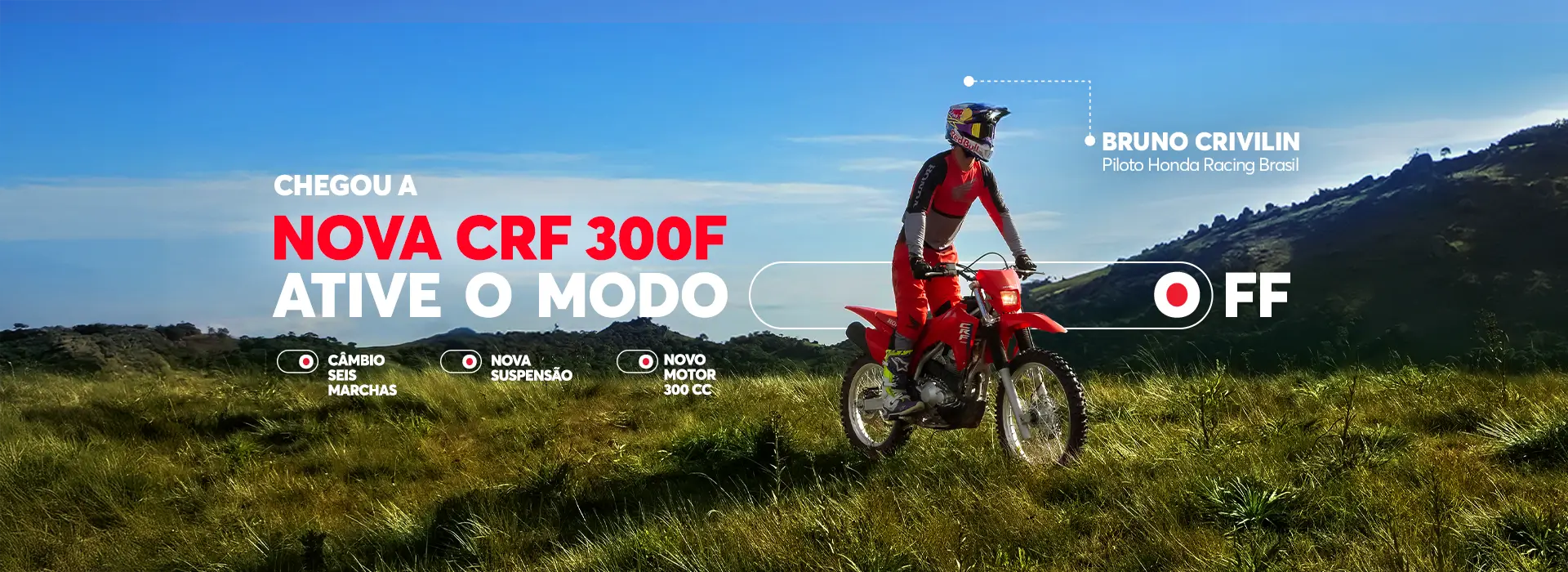 Honda CRF 300F 2025 - Off Road | Honda Motos